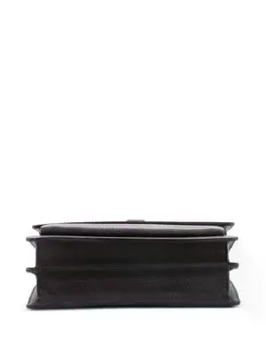 Saint Laurent Sunset Satchel Leather Medium Crossbody Bag