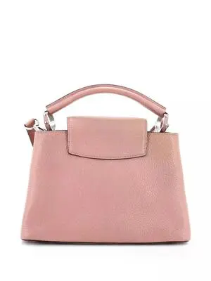 LOUIS VUITTON Capucines Bb Satchel Leather Bag
