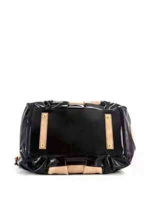 LOUIS VUITTON Stephen Monogram Embossed Leather Satchel