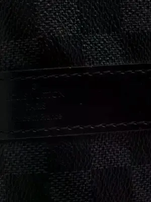 LOUIS VUITTON Keepall Bandouliere 55 Travel Bag - Black