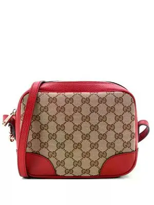 Gucci Bree Disco Gg Canvas Mini Crossbody Bag - Red