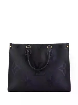 LOUIS VUITTON Monogram Empreinte Giant Onthego Mm Tote Bag - Black