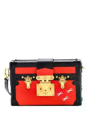 LOUIS VUITTON Petite Malle Handbag In Epi Leather - Black