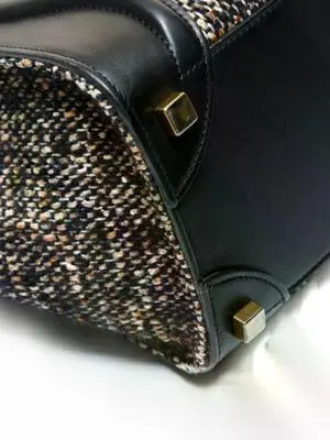 Celine Luggage Micro Shopper Handbag