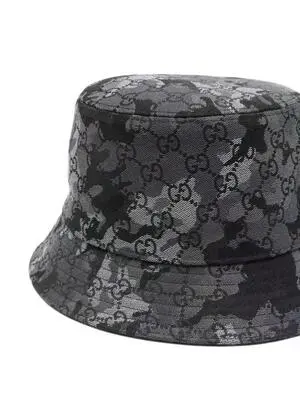 Gucci Camouflage Gg-motif Bucket Hat