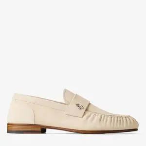 JIMMY CHOO Ellis Loafer Etched Velvet Suede Loafers
