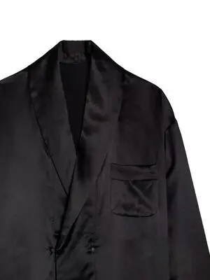 DELOS Gilbert Double-breasted Silk Jacket