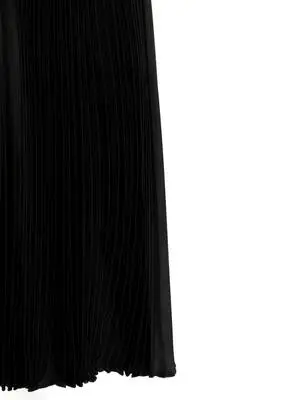 ALAINPAUL Pleated Midi Skirt