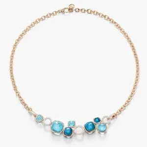 Pomellato Nudo Necklace With Topaz And Diamonds
