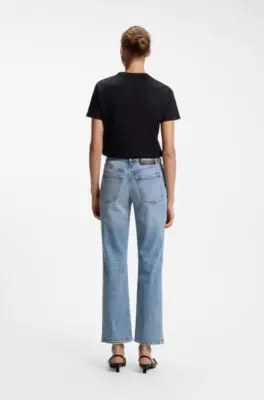 Hugo Slim-fit High-rise Stretch Cotton Jeans