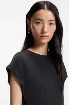 BOSS Jersey Dress With Rear Knot Detail