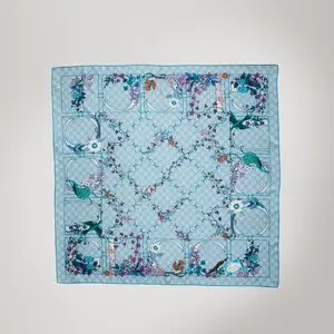 Gucci Printed Silk Twill Carr