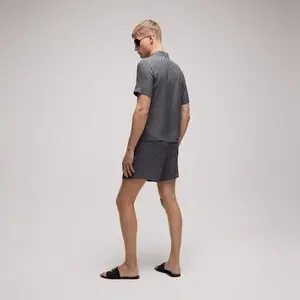 Gucci Gg Silk Jacquard Bowling Shirt