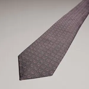 Gucci Interlocking G Silk Jacquard Neck Tie