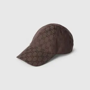 Gucci Gg Cotton Canvas Baseball Hat - Brown