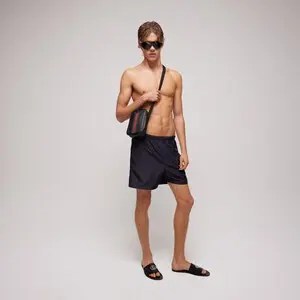 Gucci Printed Polyester Poplin Swim Shorts