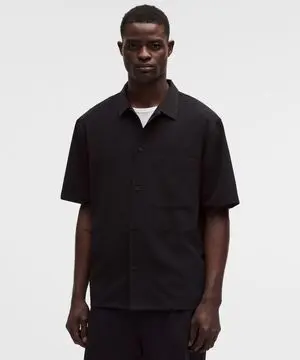 Lululemon Airing Easy Camp-collar Shirt - Black