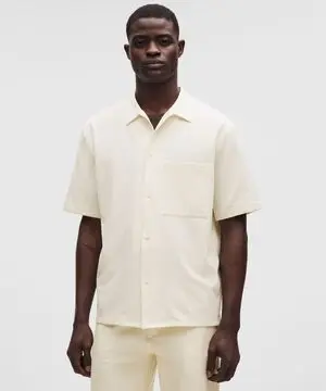 Lululemon Airing Easy Camp-collar Shirt - Light Ivory