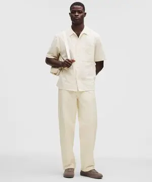 Lululemon Airing Easy Camp-collar Shirt - Light Ivory