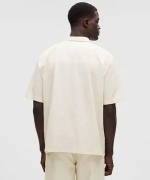 Lululemon Airing Easy Camp-collar Shirt - Light Ivory