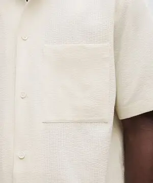 Lululemon Airing Easy Camp-collar Shirt - Light Ivory