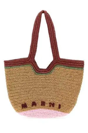 Marni Raffia Seaside Shopping Bag