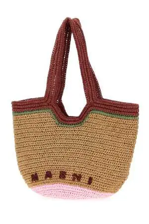 Marni Raffia Seaside Shopping Bag