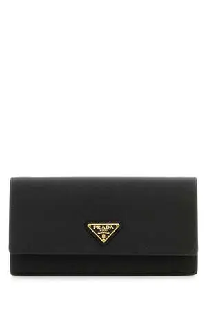 Prada Leather Clutch - Black