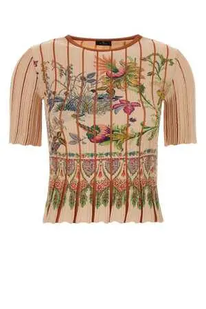 Etro Printed Short Sleeve T-shirt