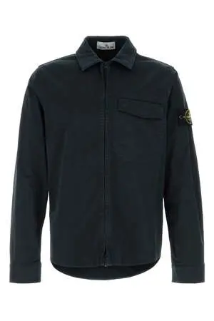 Stone Island Dark Stretch Cotton Shirt