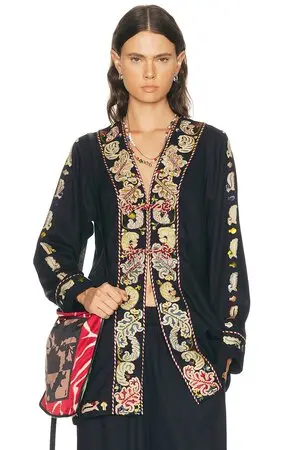 Bode Button Detailed Outerwear For Women