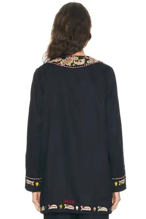 BODE Embroidered Runner Jacket