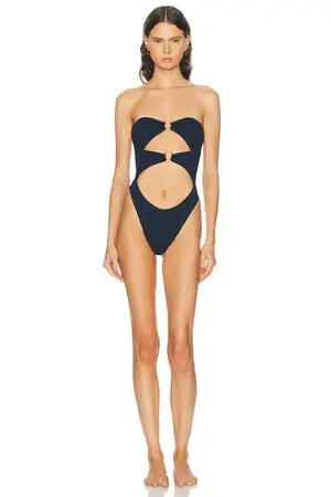 Bond Eye Lark One Piece Swimsuit - Onyx Leopard
