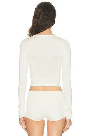 Eterne Wrap Top - Ivory