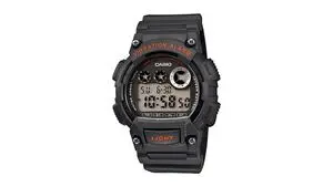 Casio Digital Sport Watch With Vibration Alarm And Super Illuminator - Rubber