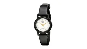 Casio Classic Analog Watch With White Dial - Rubber
