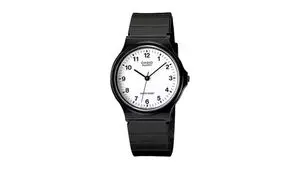 Casio Classic Analog Watch With White Dial - Rubber