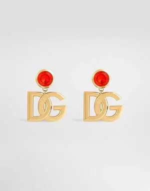 Dolce & Gabbana Dg Logo Clip Earrings