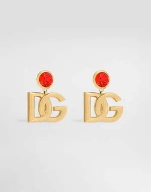 Dolce & Gabbana Dg Logo Clip Earrings
