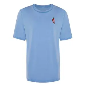 INGMARSON Chilli Embroidered Organic Cotton T-shirt