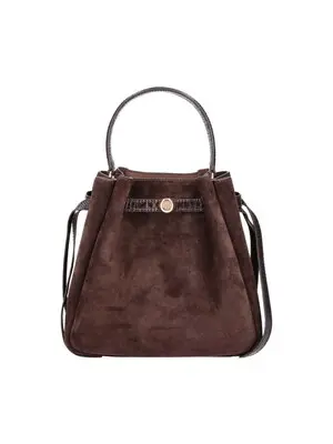 Tory Burch Tory Burch Romy Bucket Bag Brown