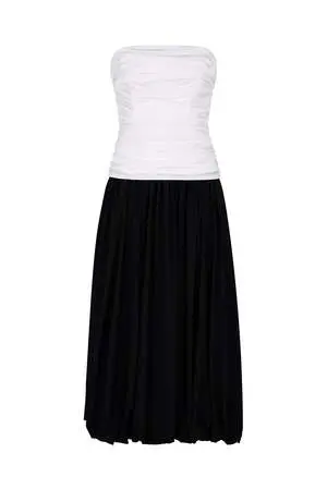 NICHOLAS Despina Dress - Ivory/black