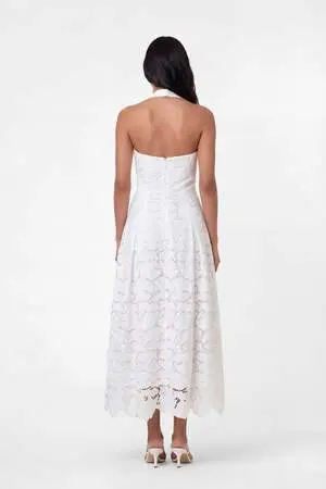 NICHOLAS Elisabeth Lace Midi Dress