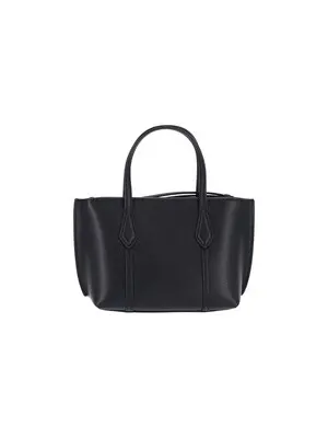 Tory Burch Perry Mini Tote Bag - Black