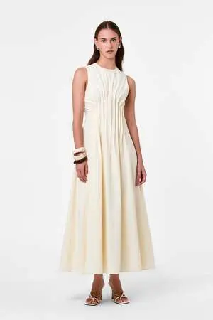 NICHOLAS Jordi Dress - Chalk