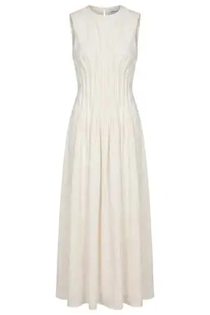 NICHOLAS Jordi Dress - Chalk