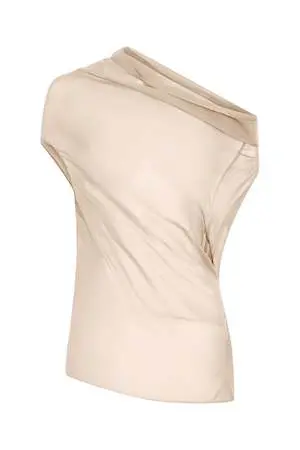 NICHOLAS Ryannne One-shoulder Top - Ecru