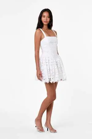 NICHOLAS Vittoria Lace Mini Dress