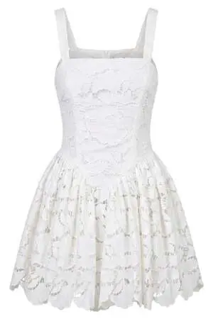 NICHOLAS Vittoria Lace Mini Dress