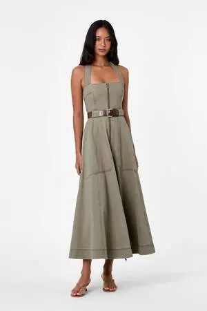 NICHOLAS Anastasia Dress - Sage